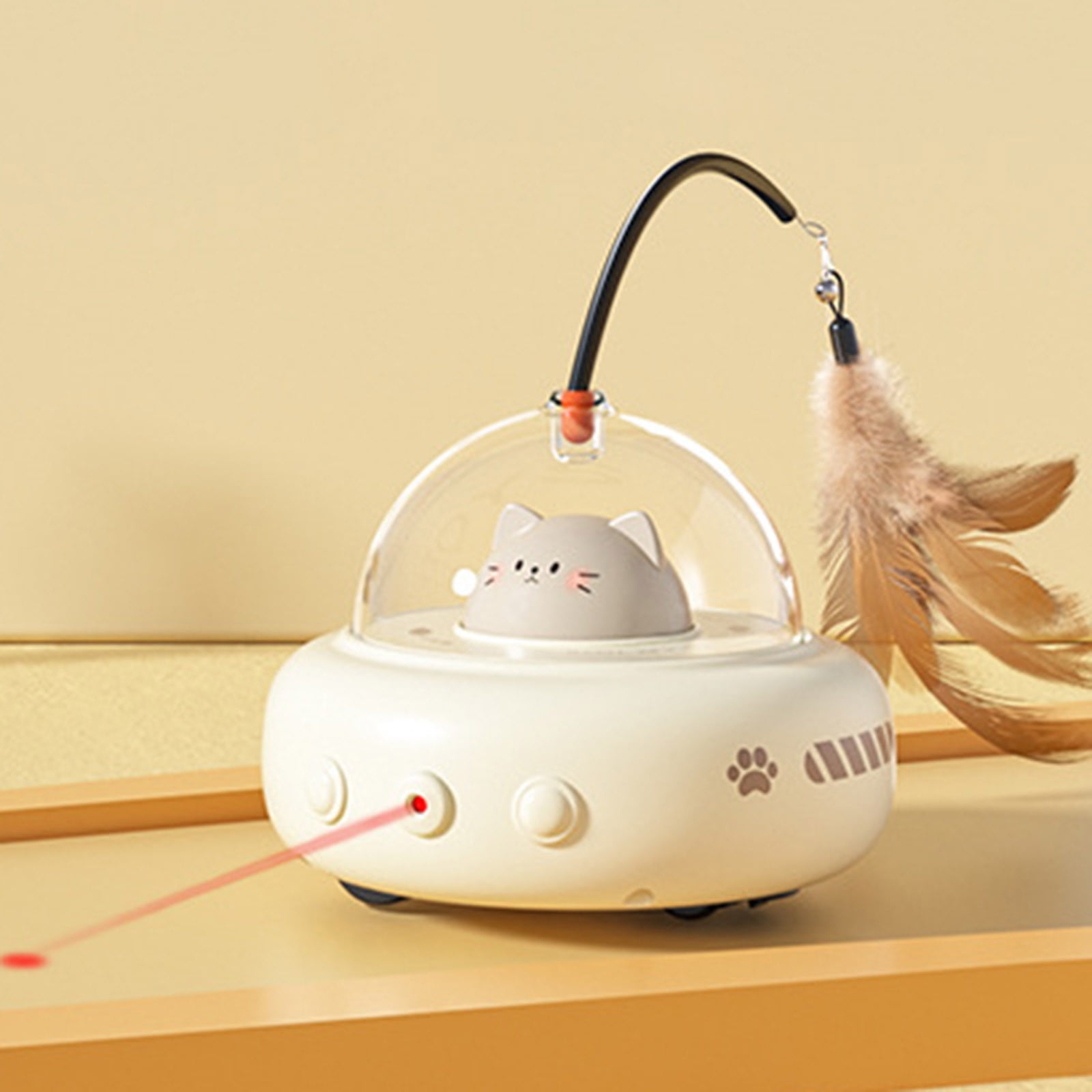 EcoNest Interactive Cat Toy Automatic Moving Toy For Bored Adult Cat ...