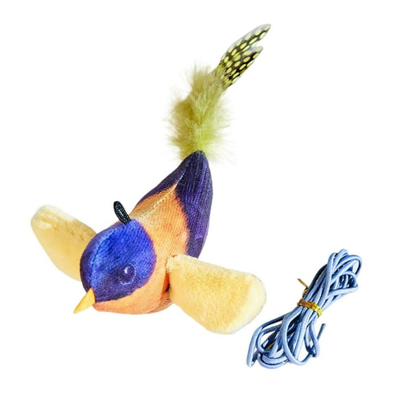 EcoNest Interactive Chirping Bird Cat Flapping Bird Cat Toy Chirping ...