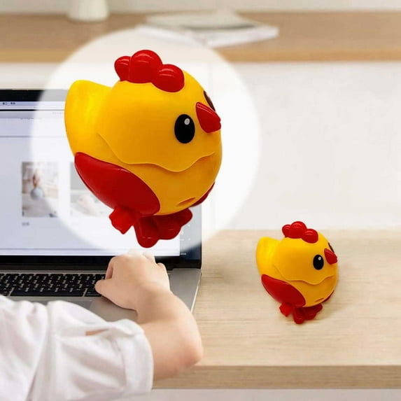 EcoNest Interesting Clockwork Chicken Simulation Animal Jumping Chicken ...