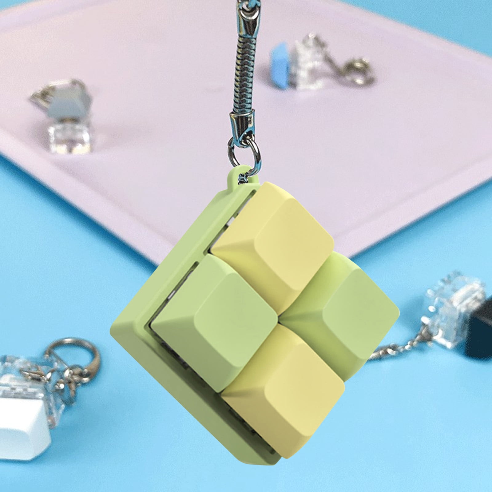 EcoNest Keyboard Toys Keyboard Keychain Keyboard Fingertip Toys Four ...