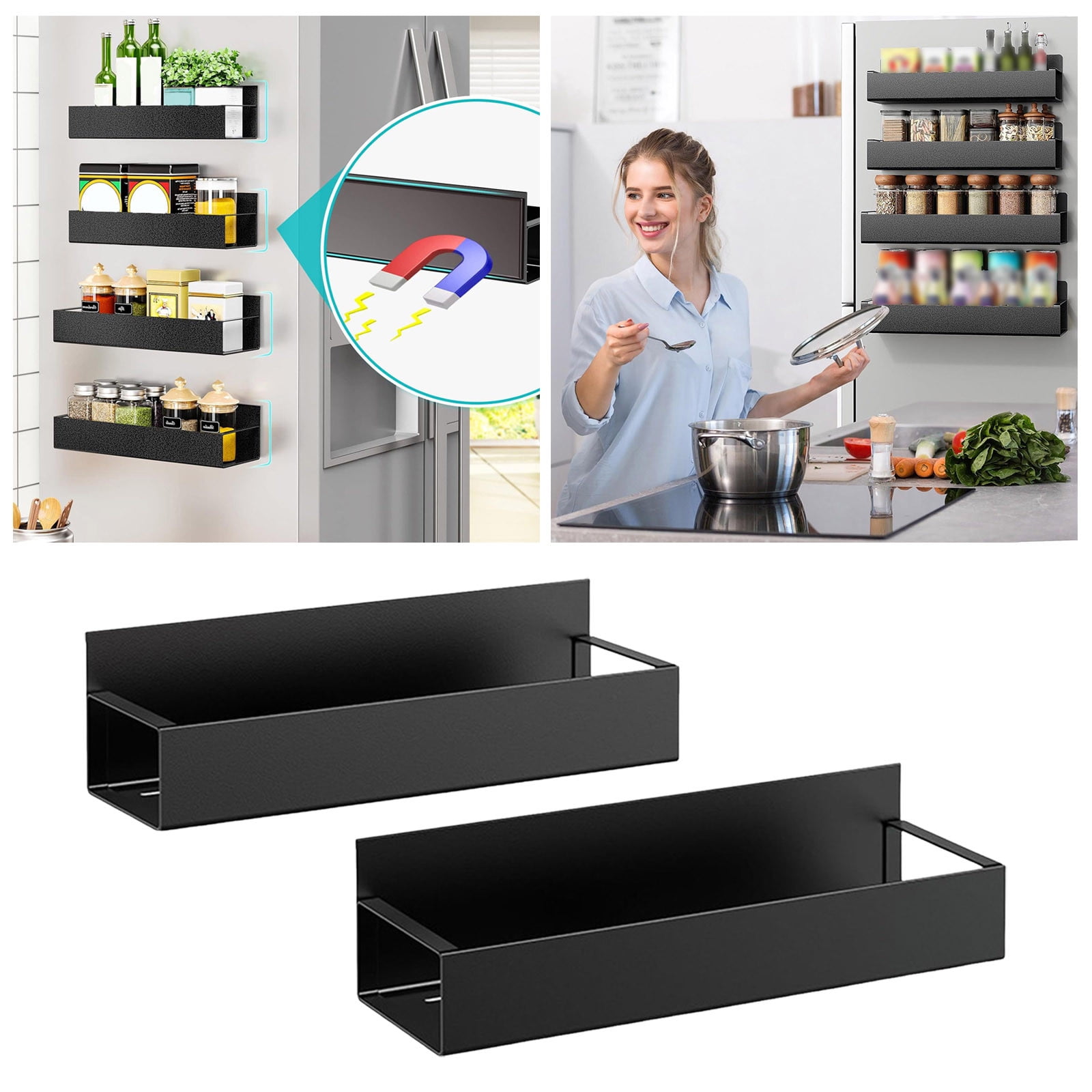 EcoNest Kitchen Rack Rack For Fridge With Paper Towel Holder Fridge ...