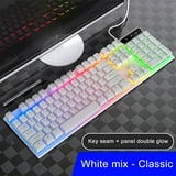 EcoNest LED Backlit USB Gaming Keyboard Fashion Mechanical Keyboard ...