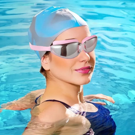 EcoNest Large Frame Swim Goggles An Ti Fog & For Adults (4 Styles) With ...