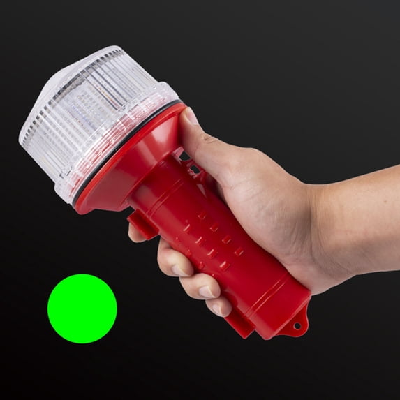 EcoNest Marine Signal Light Solar Powered LED Flashlight Three Color ...