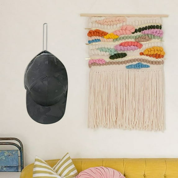 EcoNest Metal L Shaped Wire Rack Baseball Cap Storage Rack Wall Mounted ...