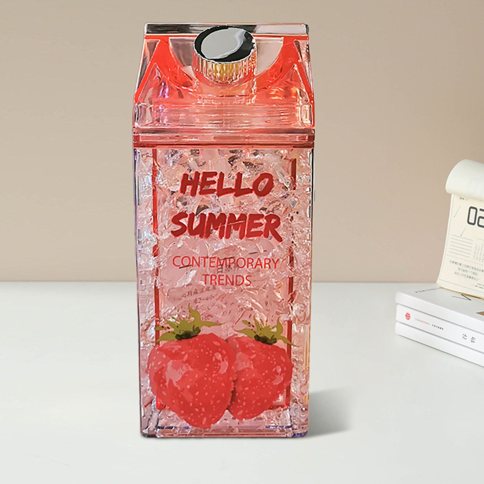 EcoNest Milk Carton Water Bottles 14 Oz Double Walled Bottle With ...