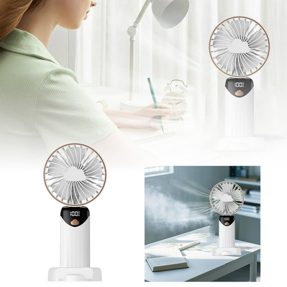 EcoNest Mini USB Handheld Fan – Portable Rechargeable Desk Fan With LED ...