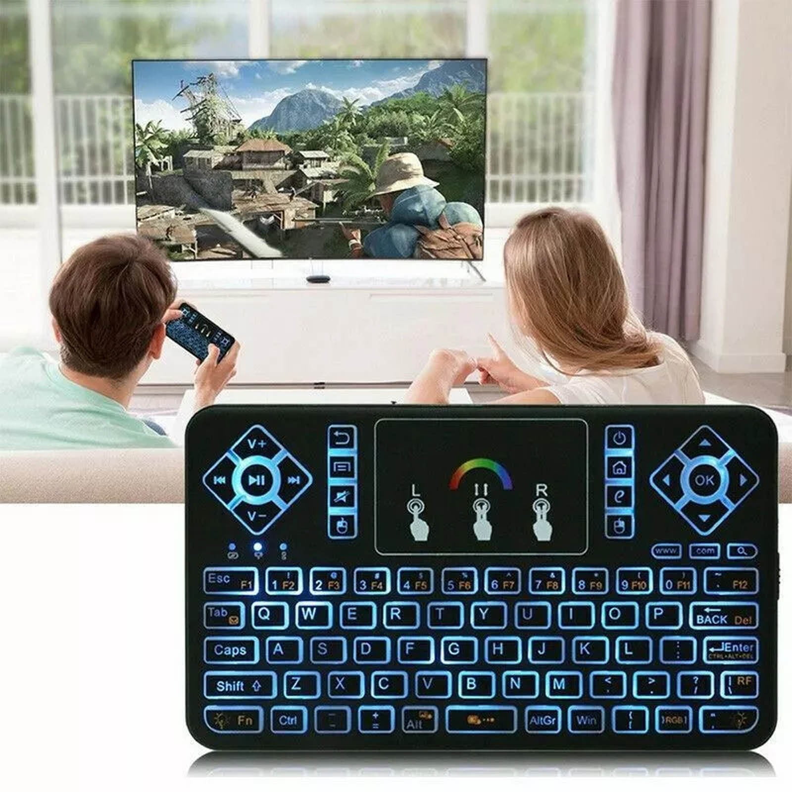 EcoNest Mini Wireless Lithium Ion Keyboard Rechargeable Ideal For Home ...