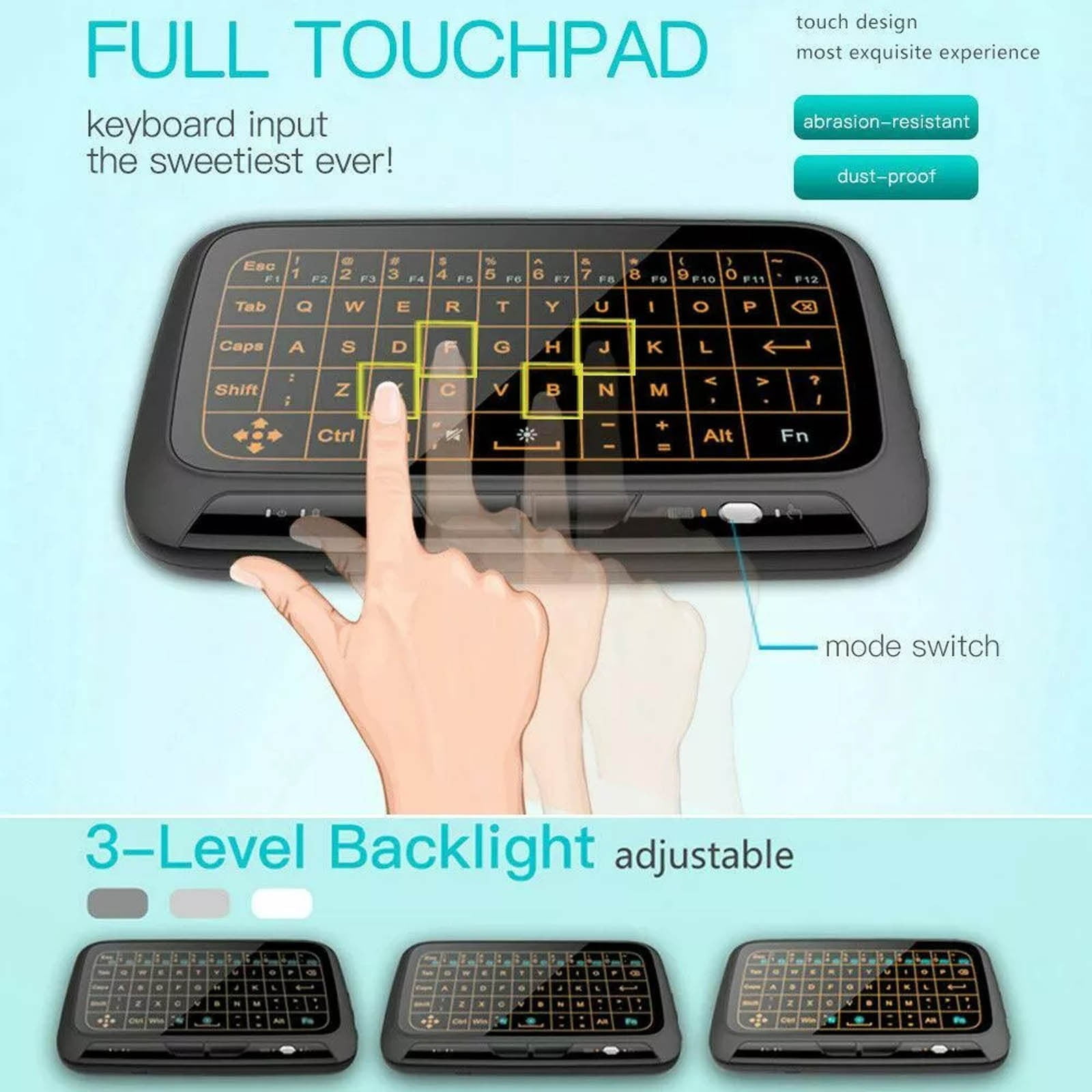 EcoNest Mini Wireless Lithium Ion Keyboard Rechargeable Ideal For Home ...
