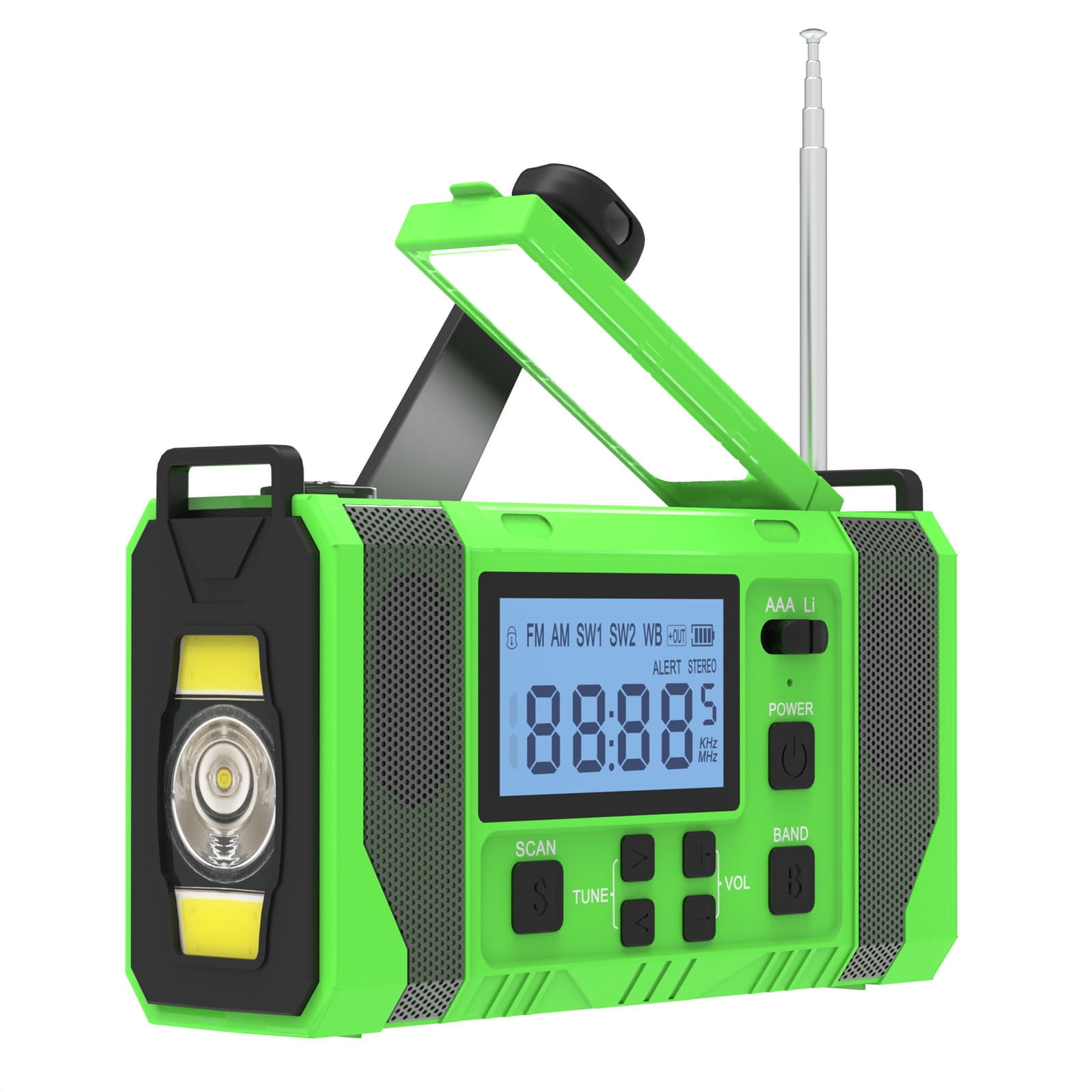 EcoNest Multifunctional Solar & Hand Crank Emergency Radio With ...