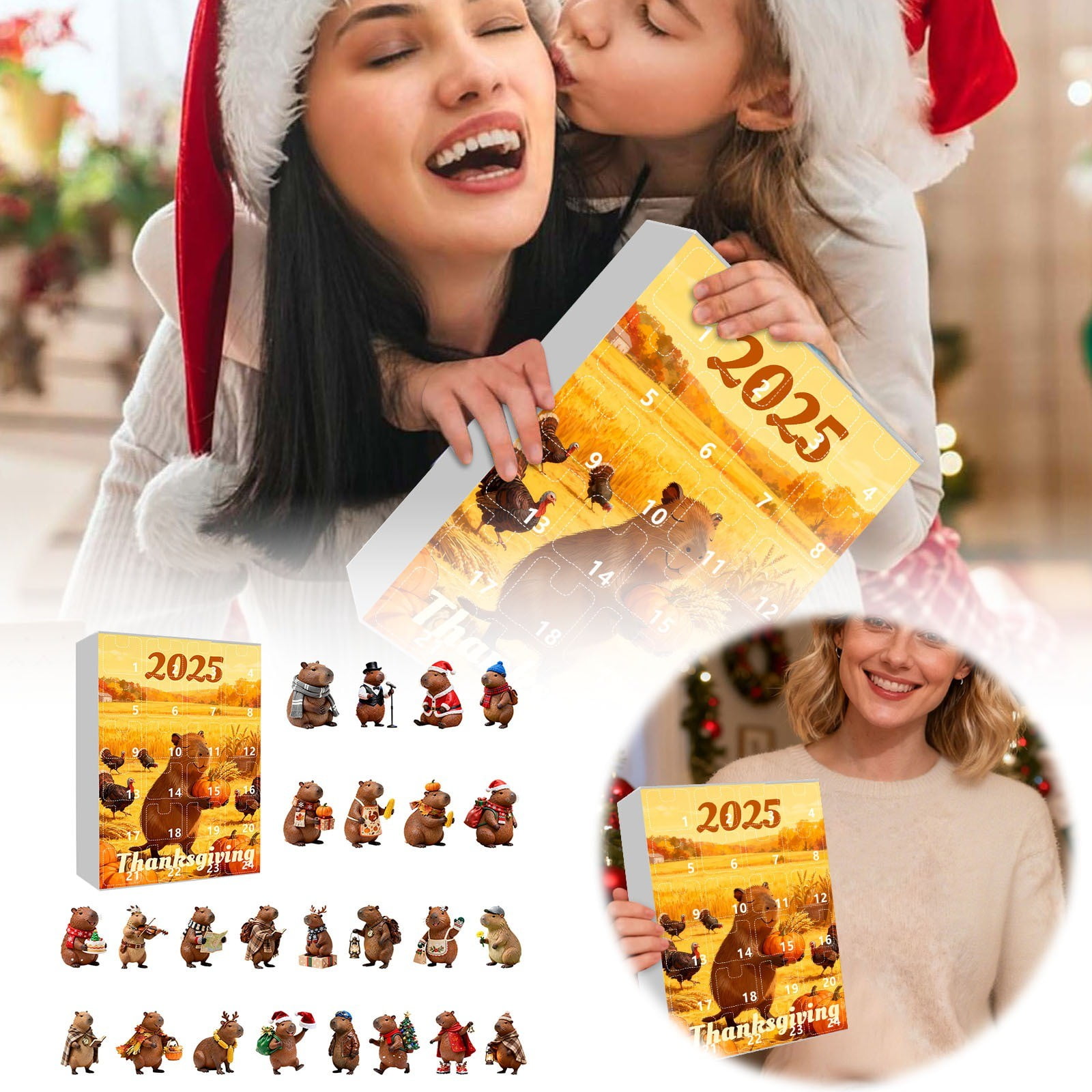 EcoNest Mystery Countdown Advent Calendar With Surprise Collectibles ...