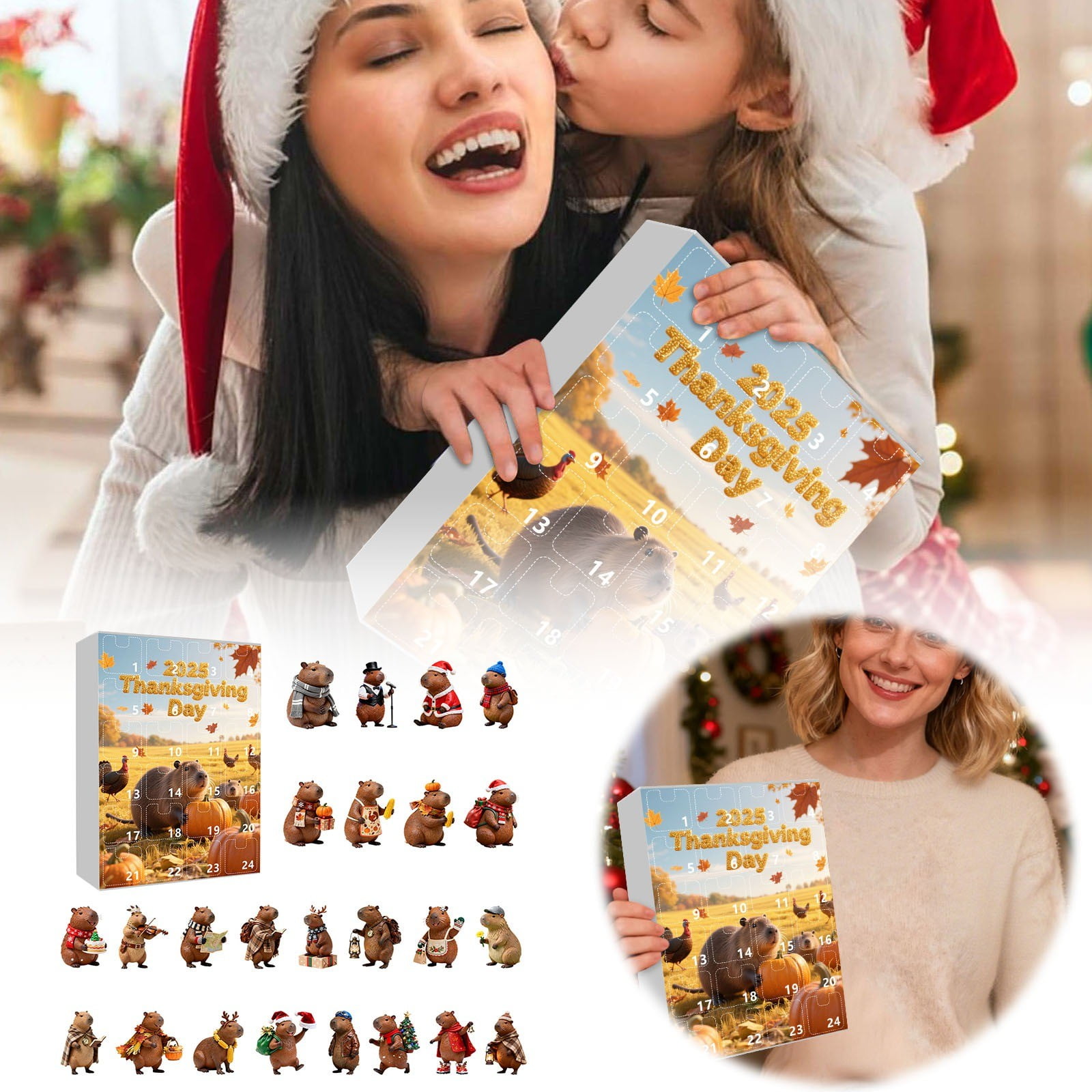 EcoNest Mystery Countdown Advent Calendar With Surprise Collectibles ...