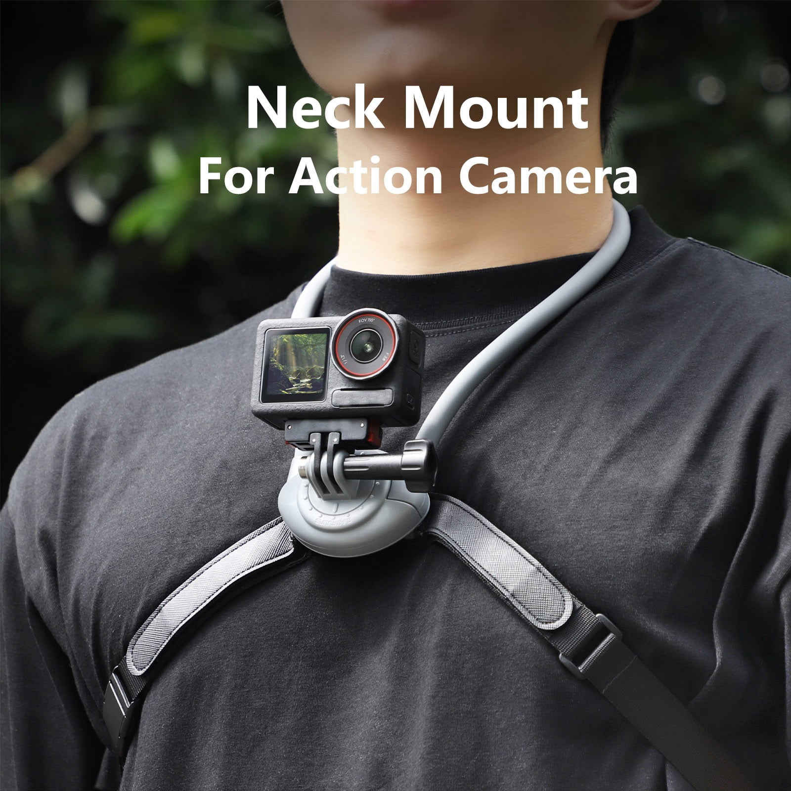 EcoNest Neck Mount For DJI Action 5/4/3 For Pocket Hand Unrestricted ...