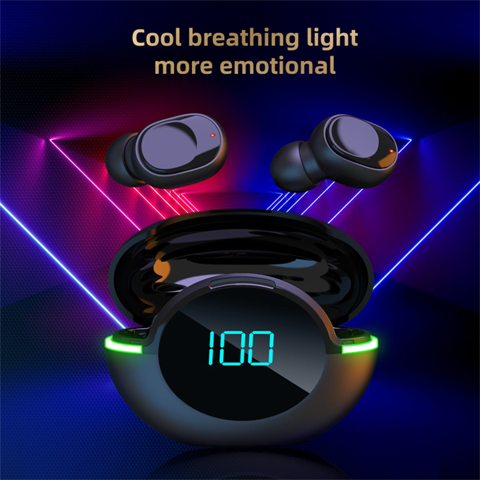 EcoNest The New Y80 Wireless Headset 5.1 In Ear Breathing Bilateral ...