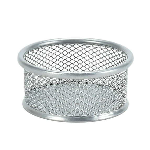 EcoNest Paper Clam Clip Storage Wire Mesh Clip Circular Stackable Mesh ...