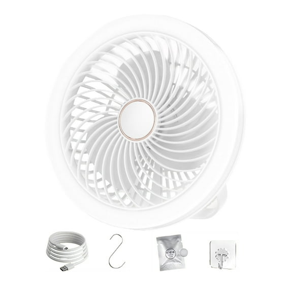 EcoNest Personal Portable Fan USB Charging Table Fan Small Fan 3 Speed ...