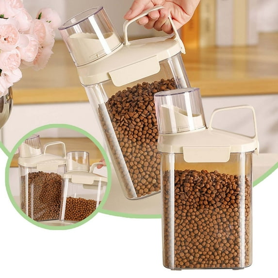 EcoNest Pet Grain Storage Bucket Sealed Proof Can Cat Food Dog Food ...