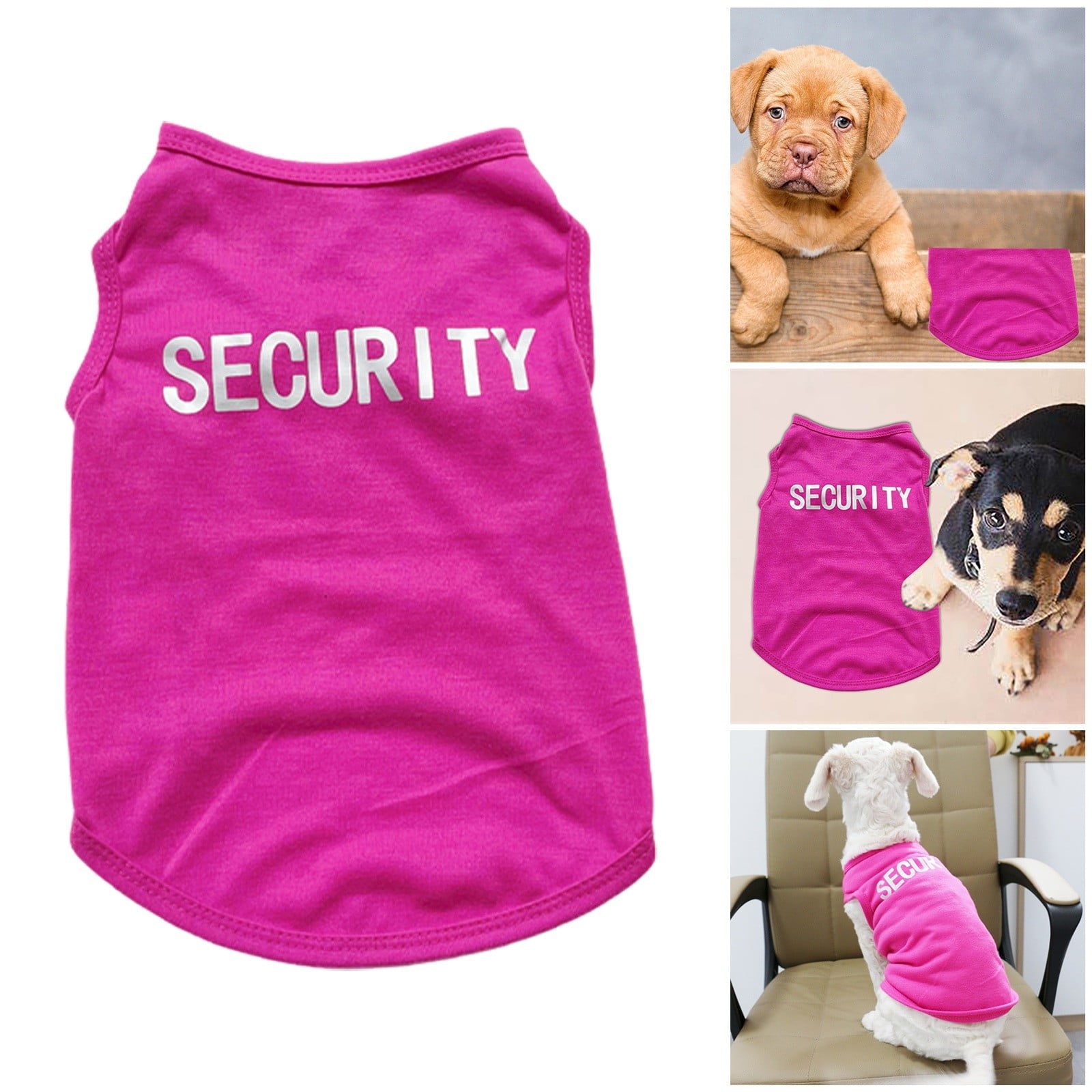 EcoNest Pet Vest Stylish Dog/Cat Clothing With "" Lettering Breathable ...