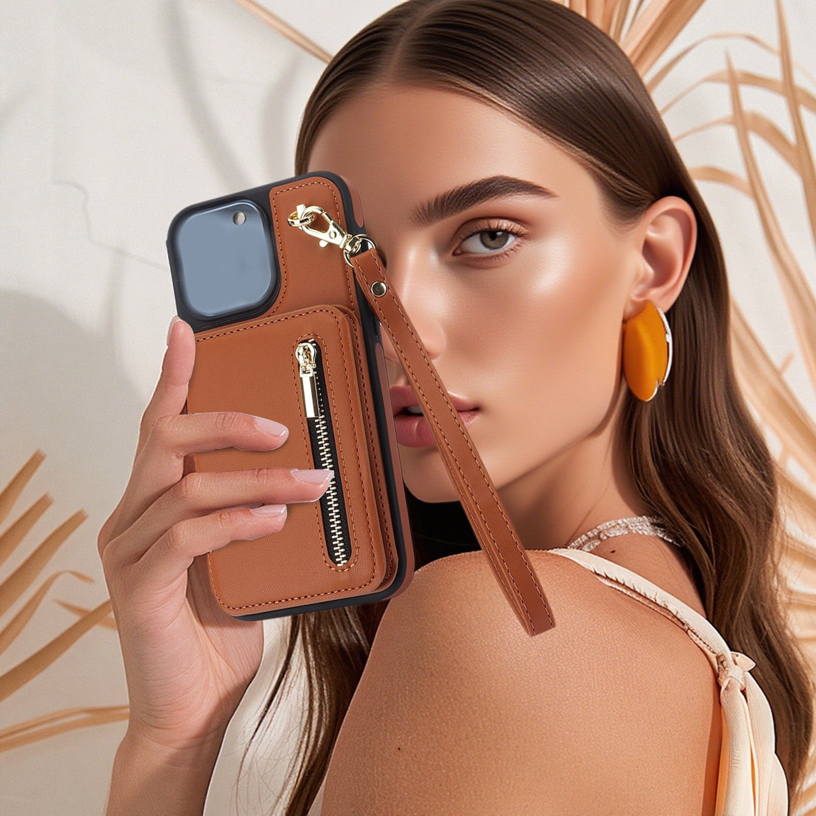 EcoNest Phone Cas E Wallet Cas E For I P Hone 15 PU Leather Flip Cover ...