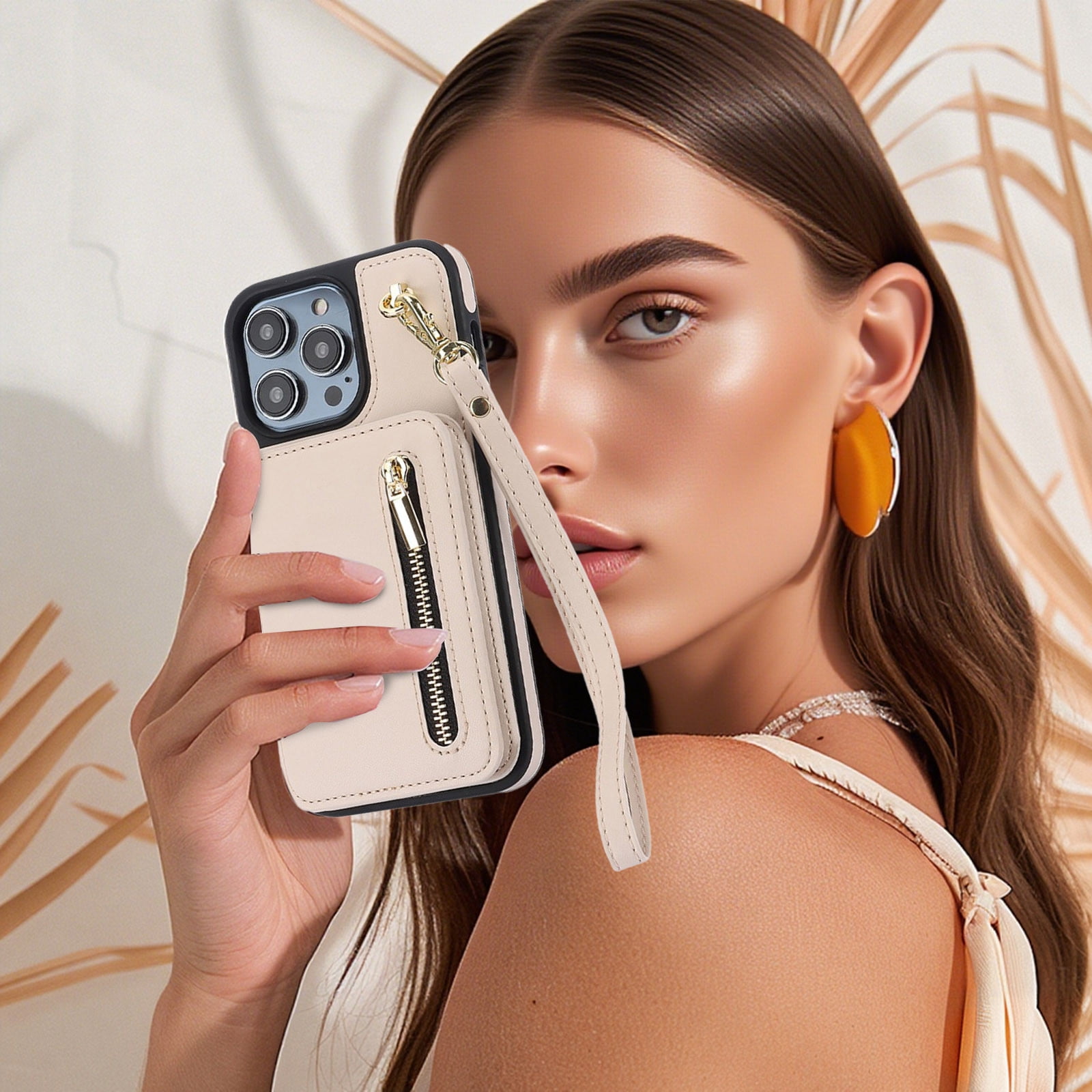 EcoNest Phone Cas E Wallet Cas E For I P Hone 15 PU Leather Flip Cover ...