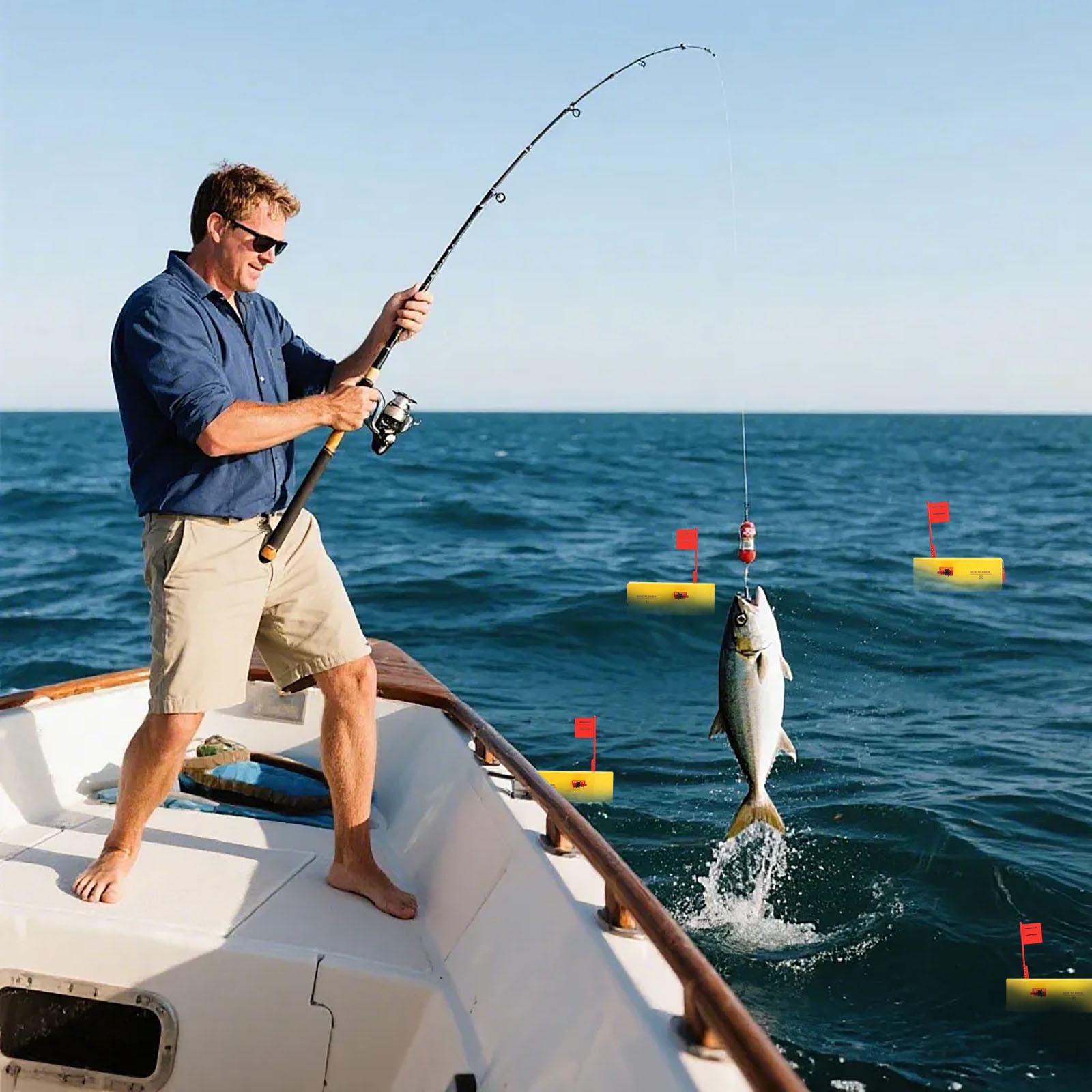 EcoNest Planer Board For Fishing Fishing Tool Fishing In Line Side Clip ...