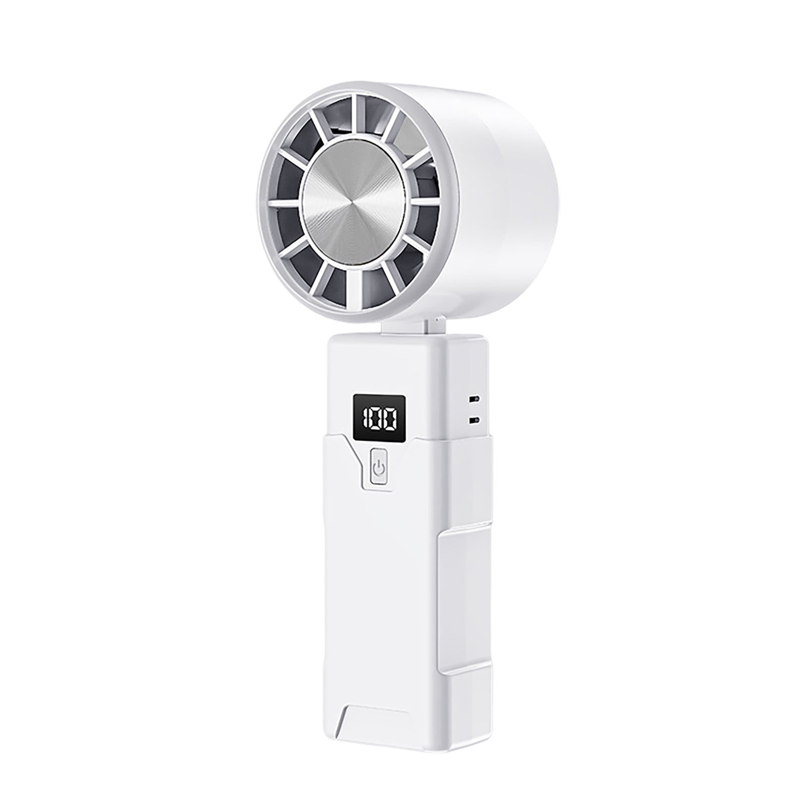 EcoNest Portable Handheld Fan Portable Fan Rechargeable 5 Speed Wind ...