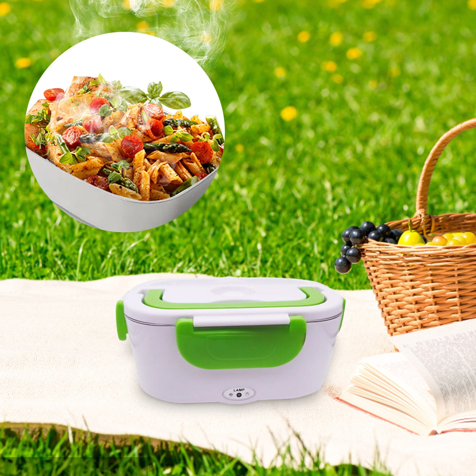 EcoNest Portable Lunch Heating Food Container For Travel And Outdoor ...