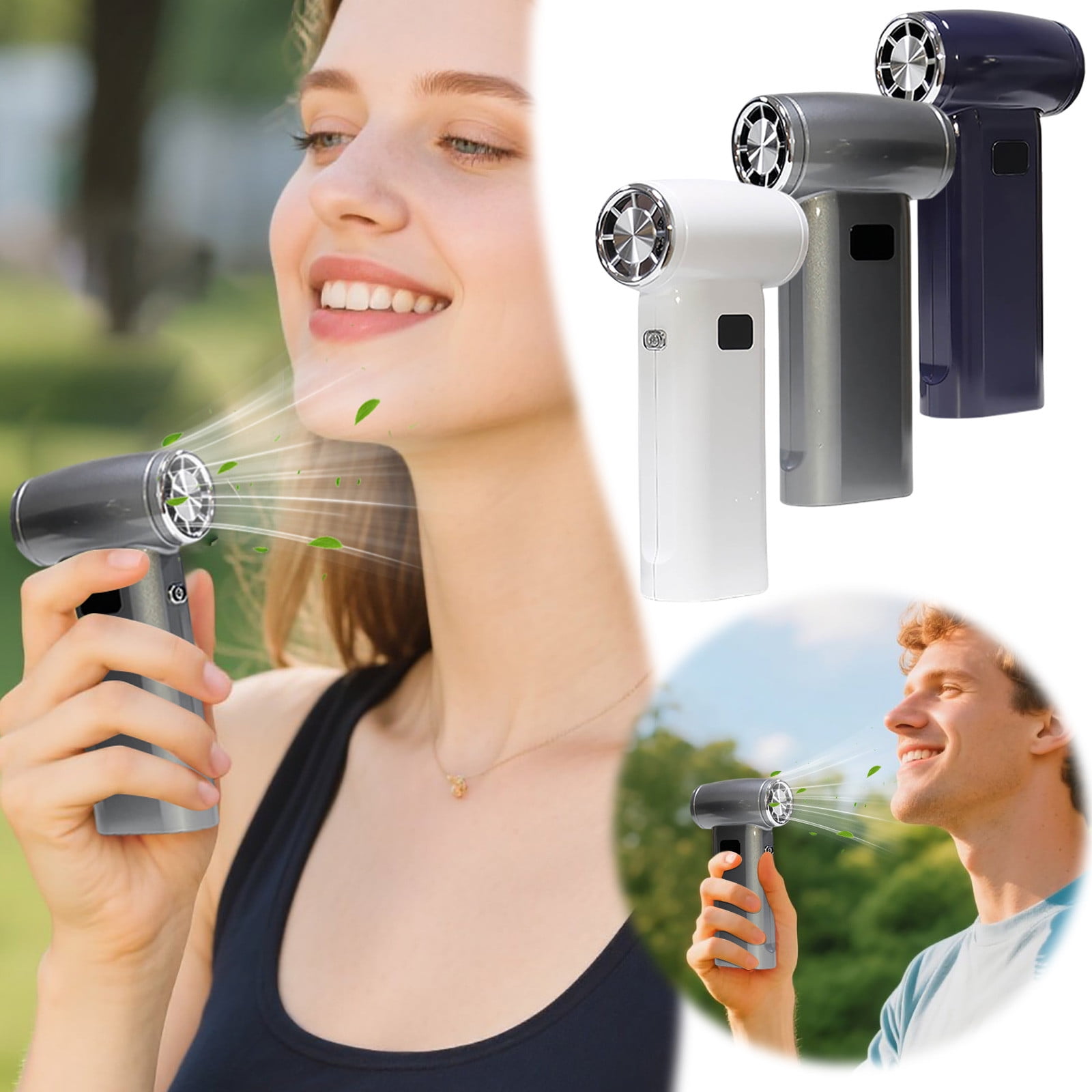 EcoNest Portable Mini Handheld Fan [Strongest Fan] 80000mAh Small Hand ...