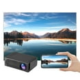 EcoNest Portable Wall Projector For Bedroom Mini Projector With Remote ...