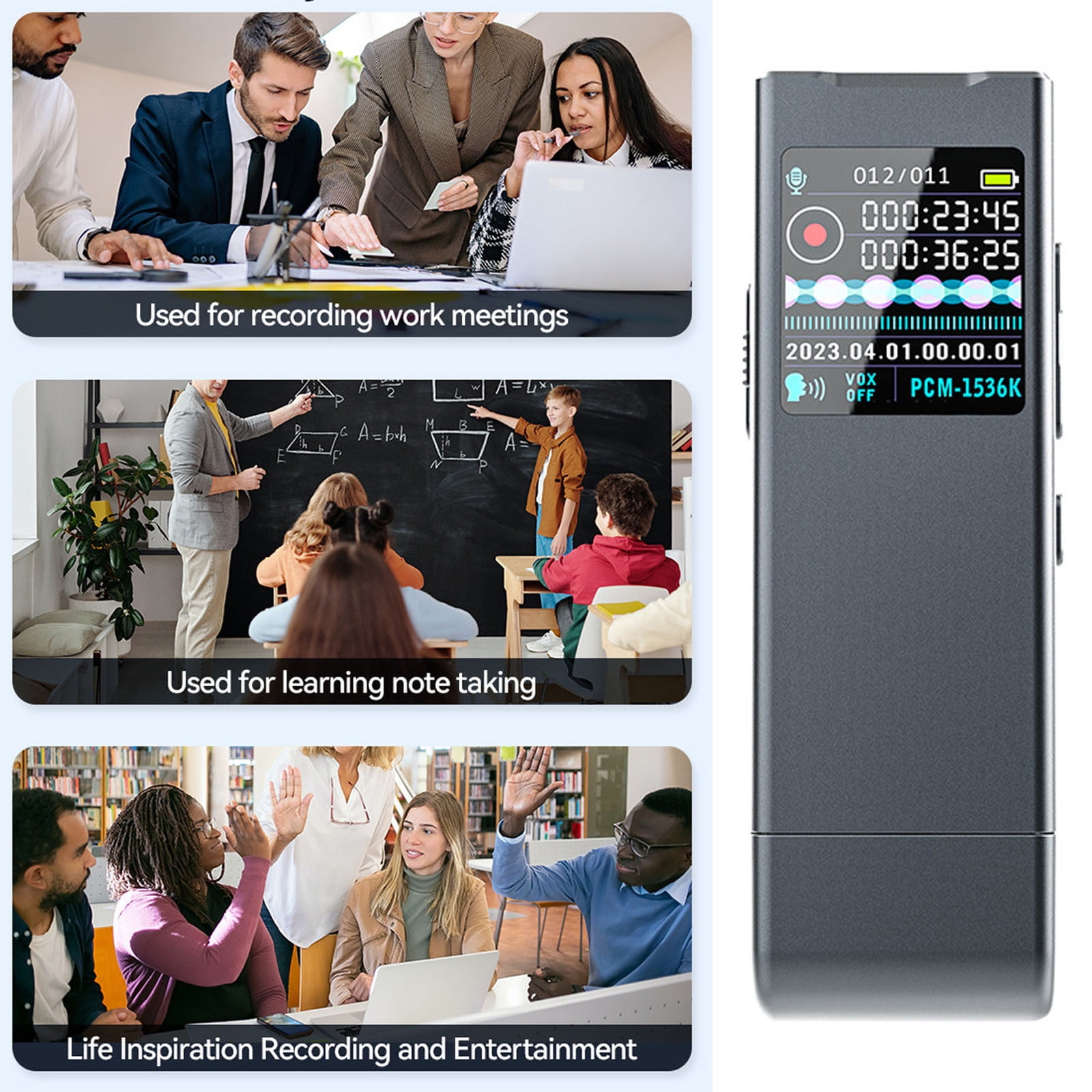 EcoNest Read Novels USB Recorder With External Speaker Noise Reduction ...