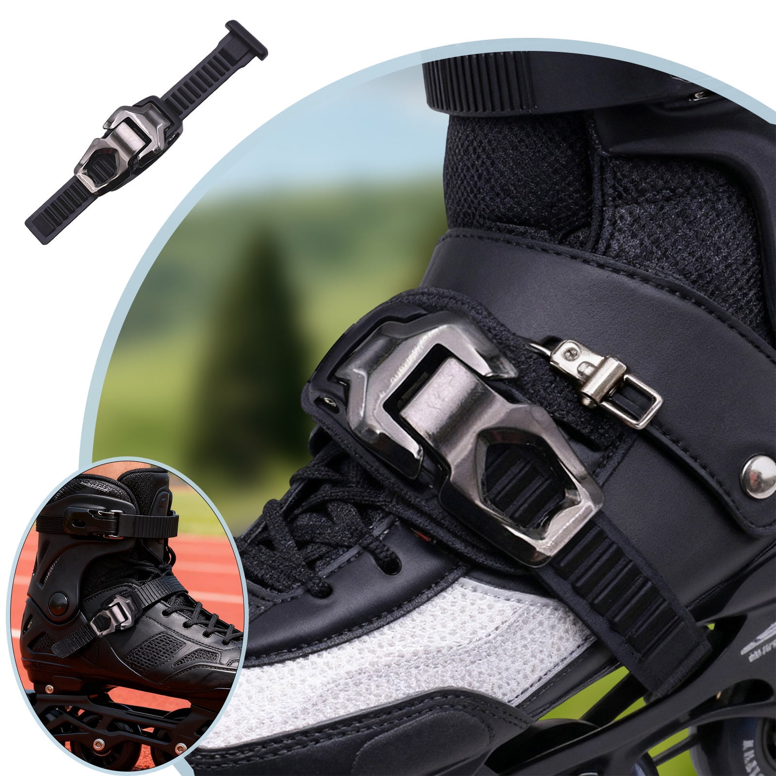 EcoNest Replacement For Straight Roller Skates Straps Universal Wheels ...