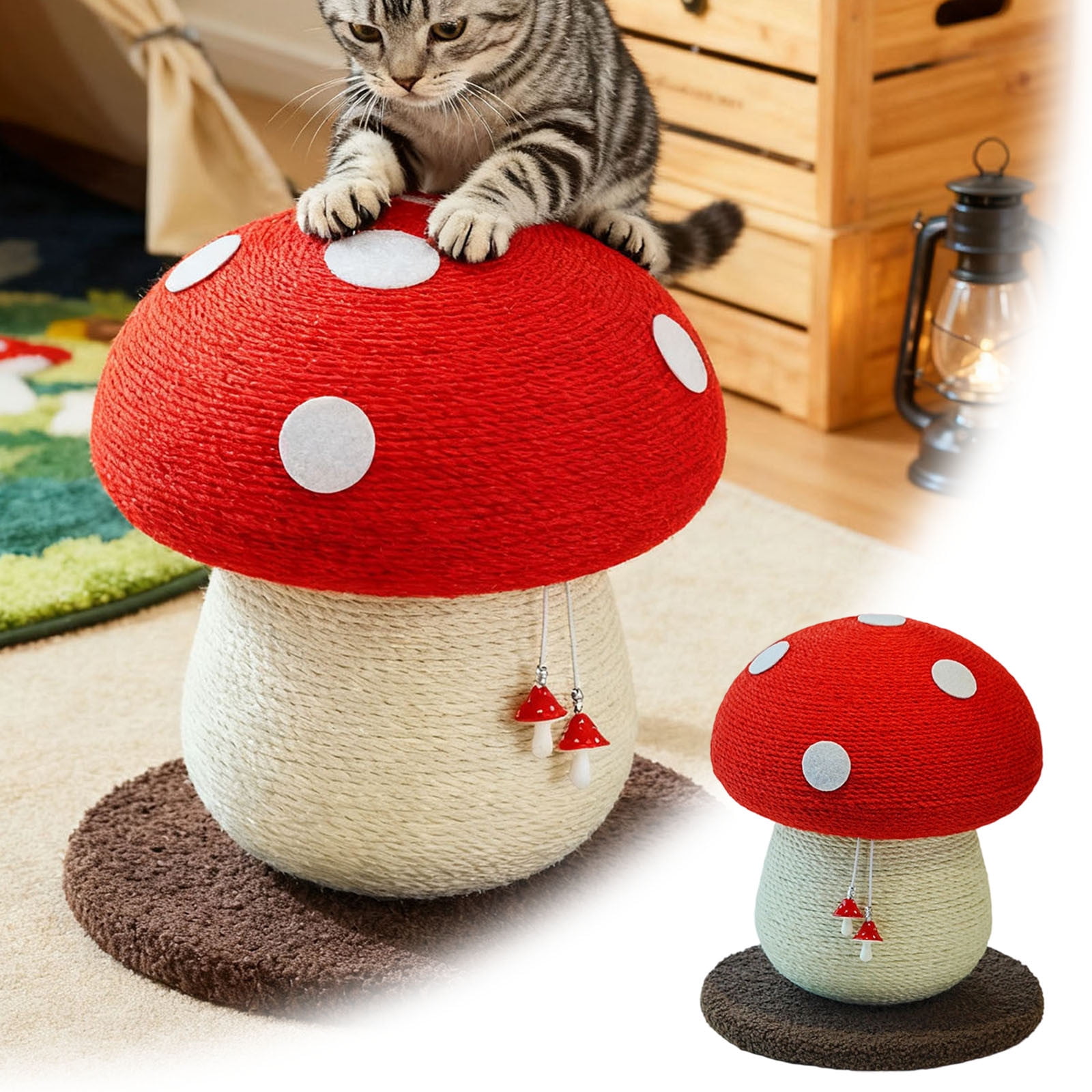 EcoNest Rope Cat Scratching Board Indoor Play Stress With Function ...
