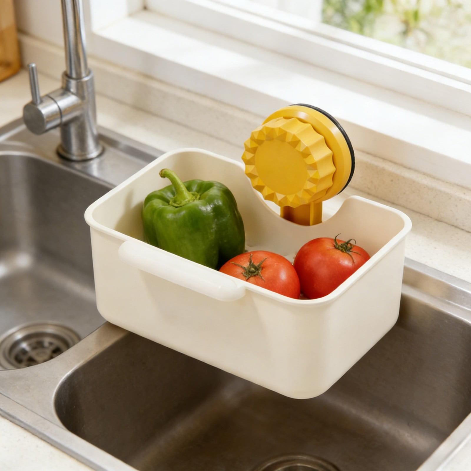 EcoNest Rotating Suction Drain Rack Strainer Kitchen Food Scraps ...