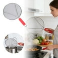 EcoNest Stainless Steel Cover With Handle Filter Mesh Lid For Home ...