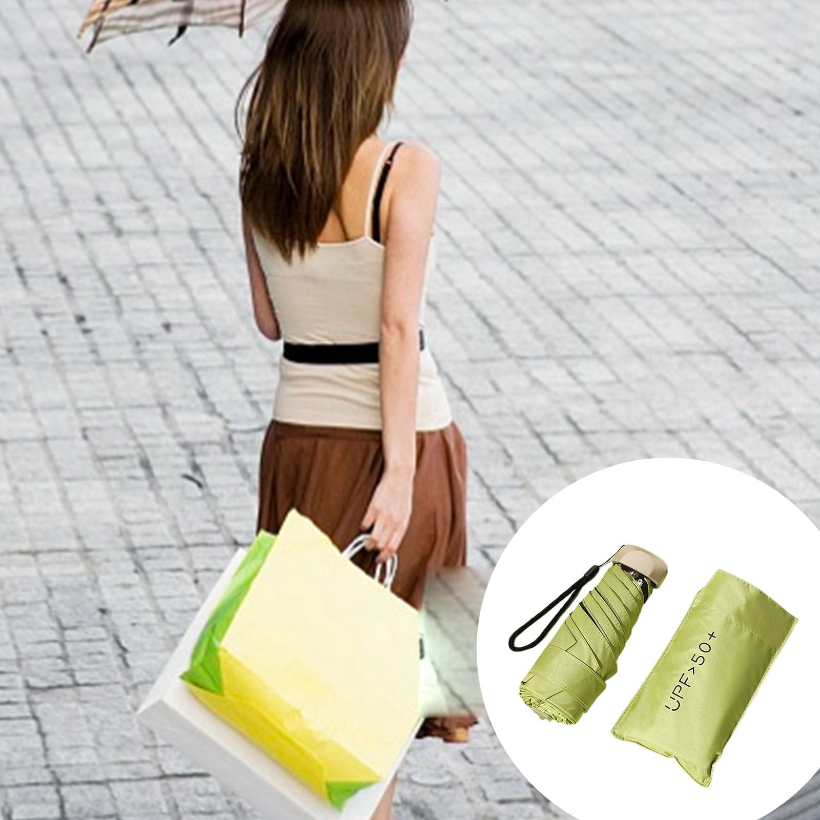EcoNest Stay Cool Anywhere With Our Stylish Mini Sun Umbrella – Compact ...