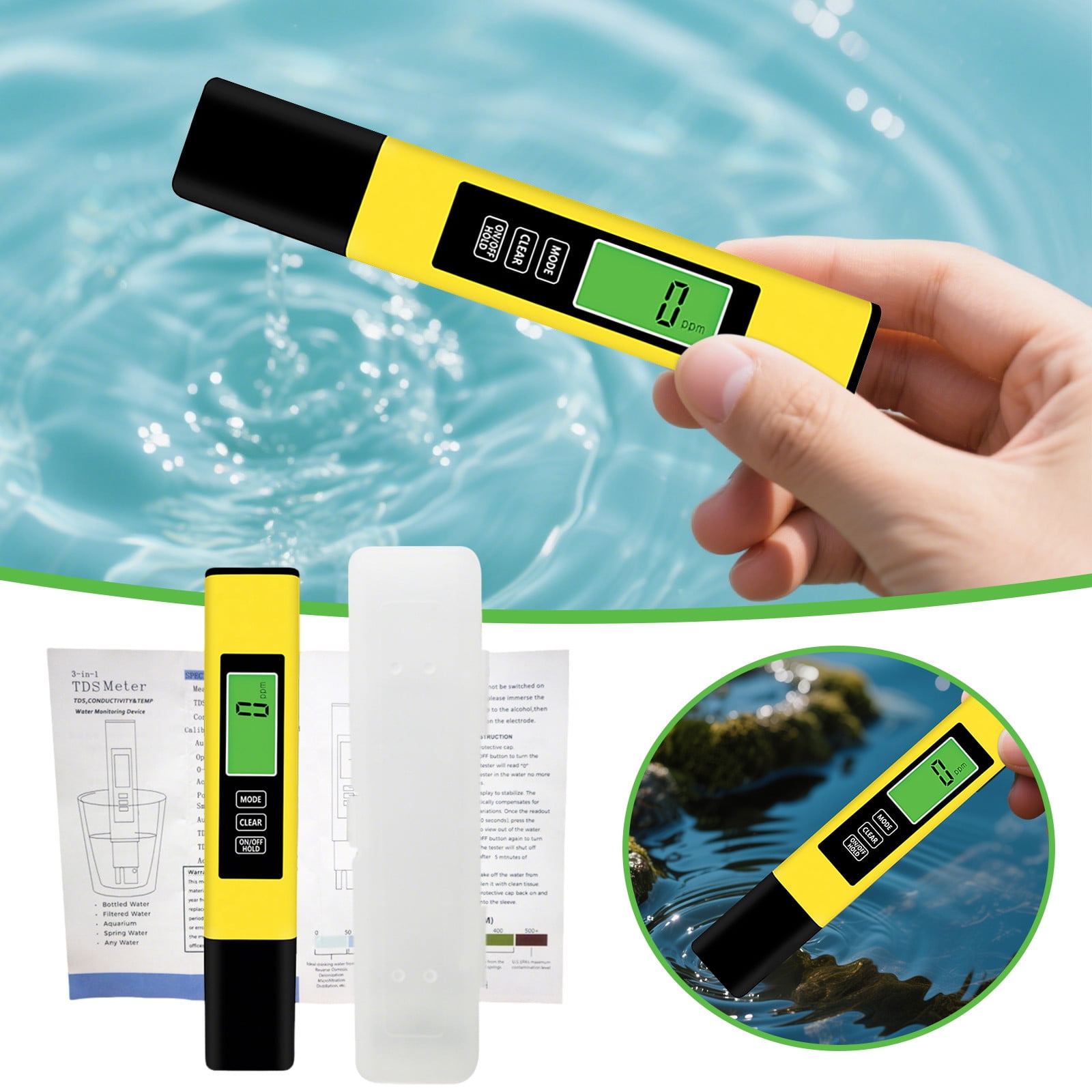 EcoNest Table Digital Water Tester Used For Portable Water Testing Of ...