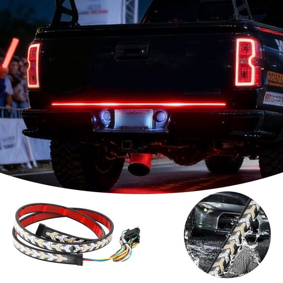 EcoNest Temperament Fall Warning Signal Driving Light Strip 2025 LED ...