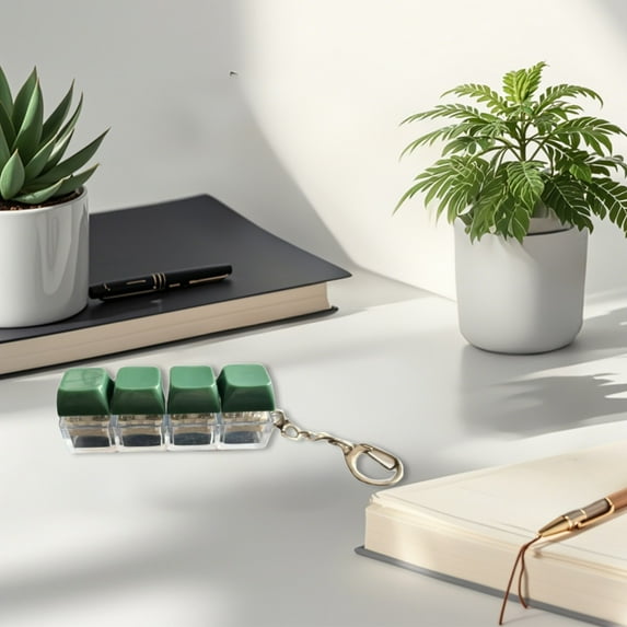 EcoNest The Stress Relieving Mechanical Keyboard Keychain Keyboard Can ...