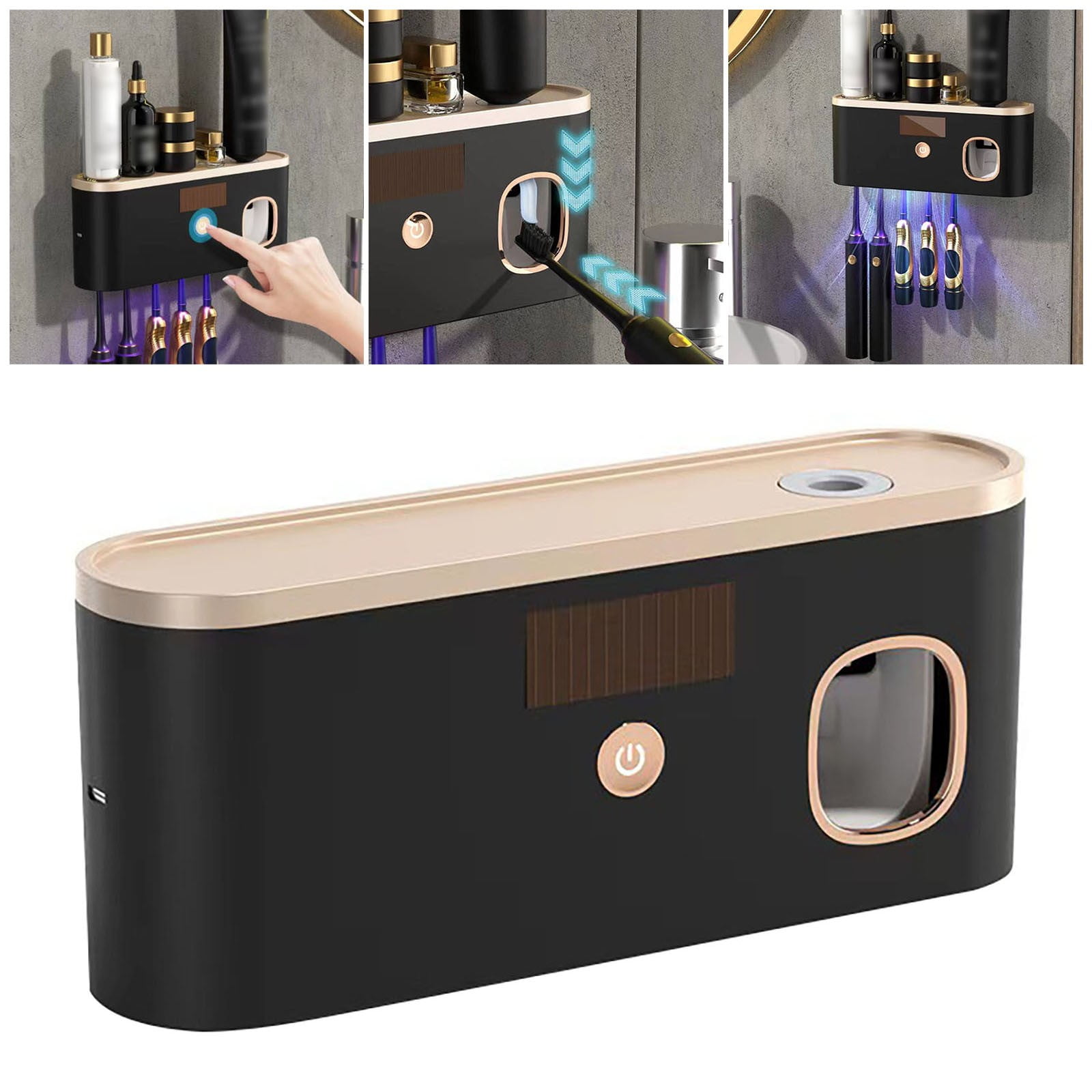 EcoNest Toothbrush Holders For Bathrooms Toothbrush Holder Wall Mounted ...