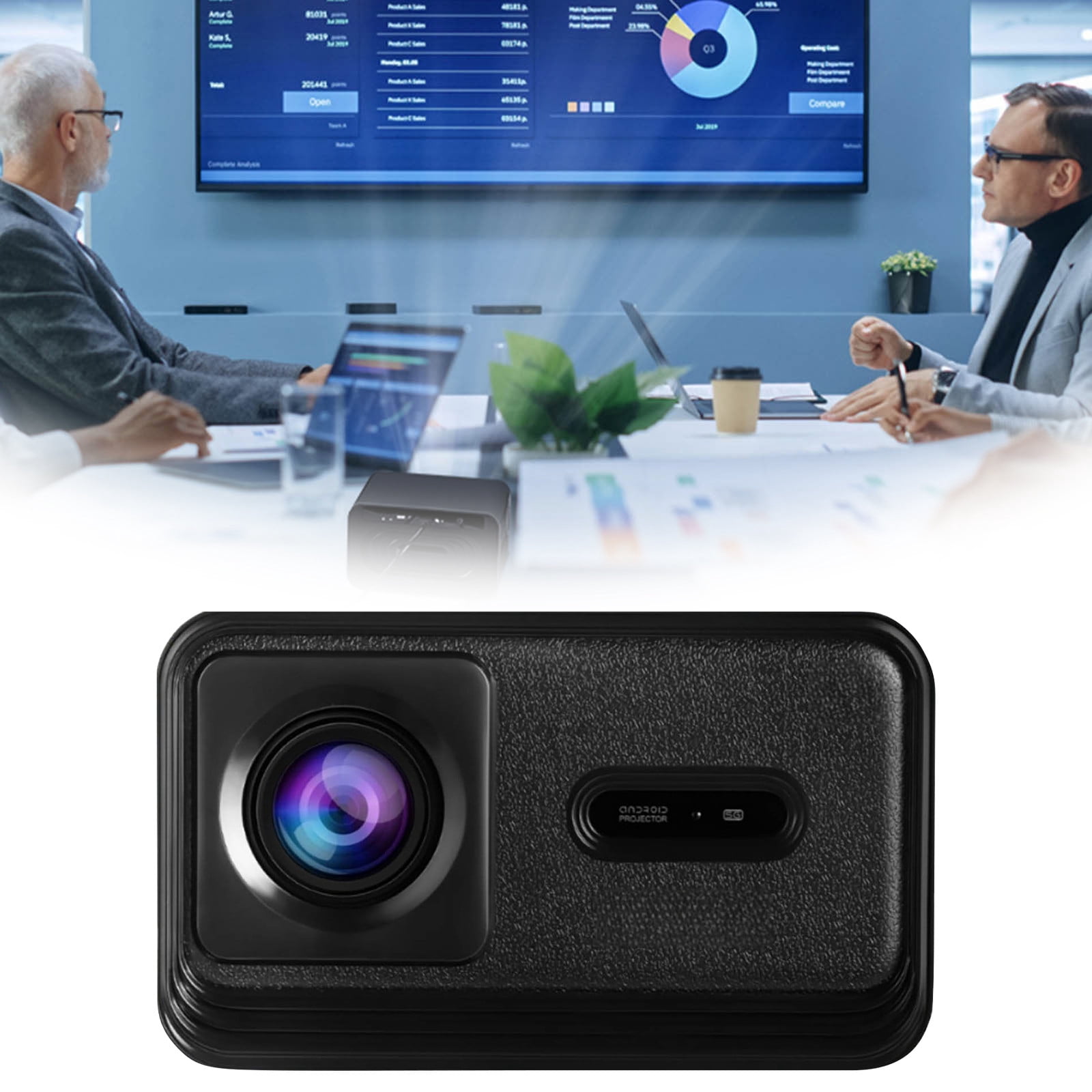 EcoNest Umiio K10 Portable Home Meeting Projector 4K Wireless Screen ...