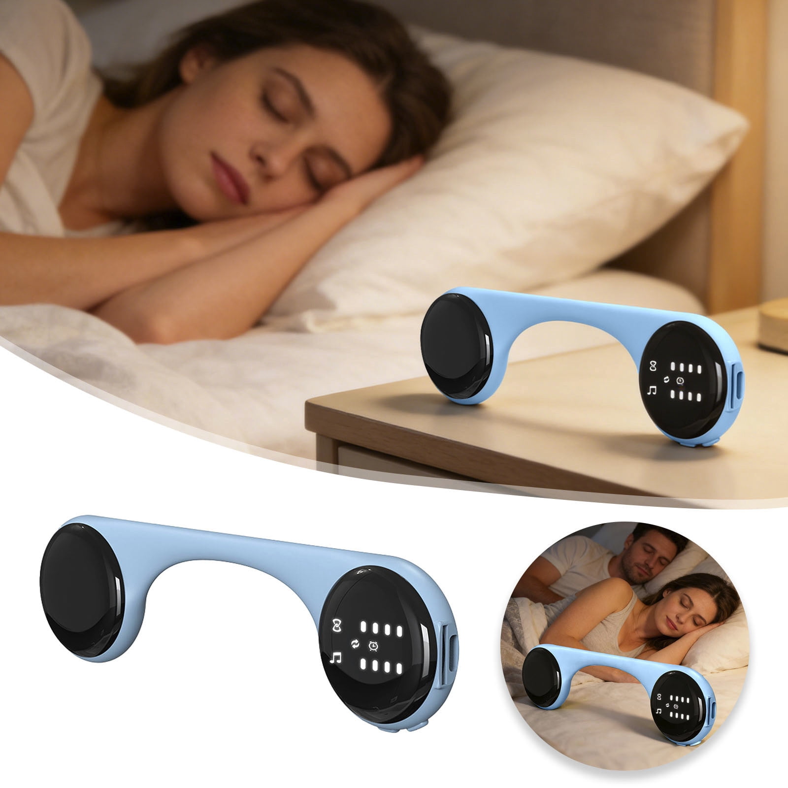 EcoNest Under BT For Sleeping Bone Conduction Stereo Portable White ...