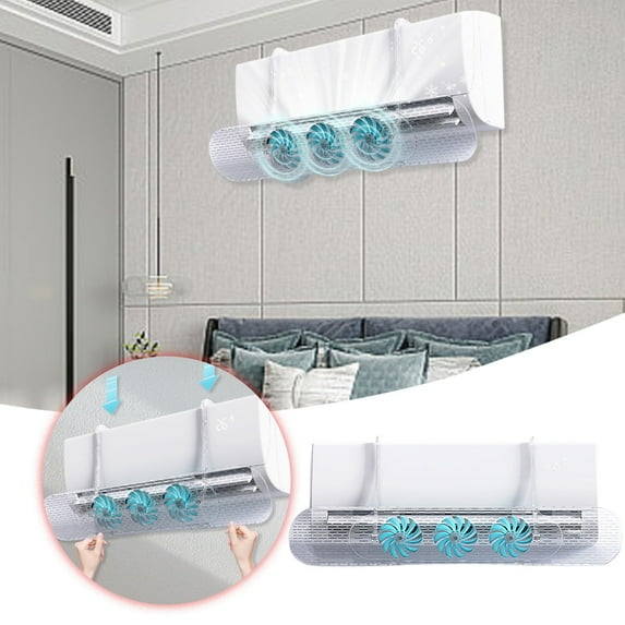 EcoNest Universal Air Conditioner Wind Deflector Shield Adjustable Wall ...