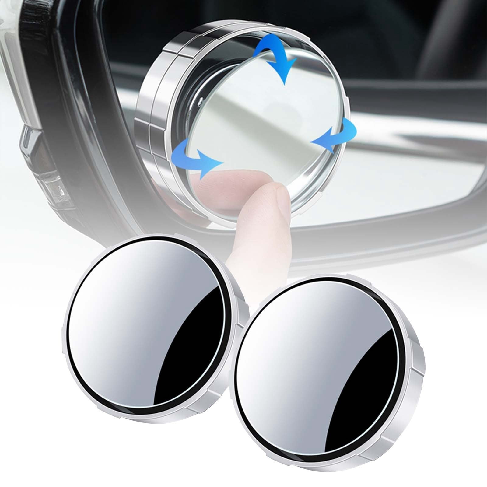 EcoNest Universal Car Blind 360° Adjustable Wide Angle With Frame ...