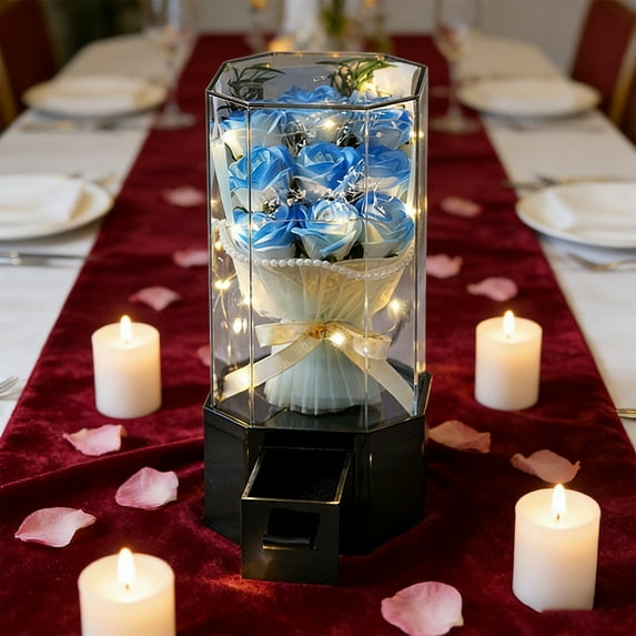 EcoNest Valentine's Day Soap Rose Dried Bouquet Jewelry Preserved ...