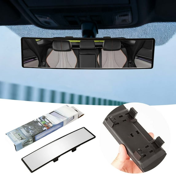 EcoNest Wide Angle Clip On Panoramic Rearview For Enhanced Blind ...