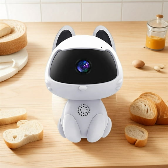 EcoNest Wireless Camera WiFi Connection Home Video Robot Pet Shape For ...