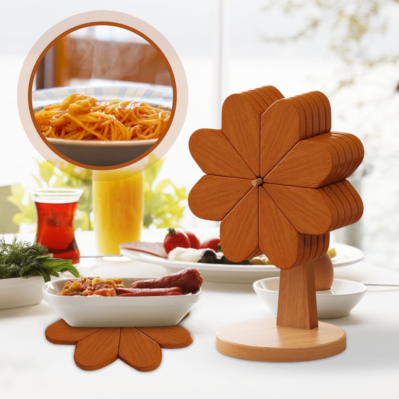 EcoNest Wooden Windmill Decorative Ornament With Foldable Design ...