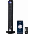 EcoNour 42-Inch Smart Oscillating Tower Fan with WiFi, Alexa, Remote, 3 ...