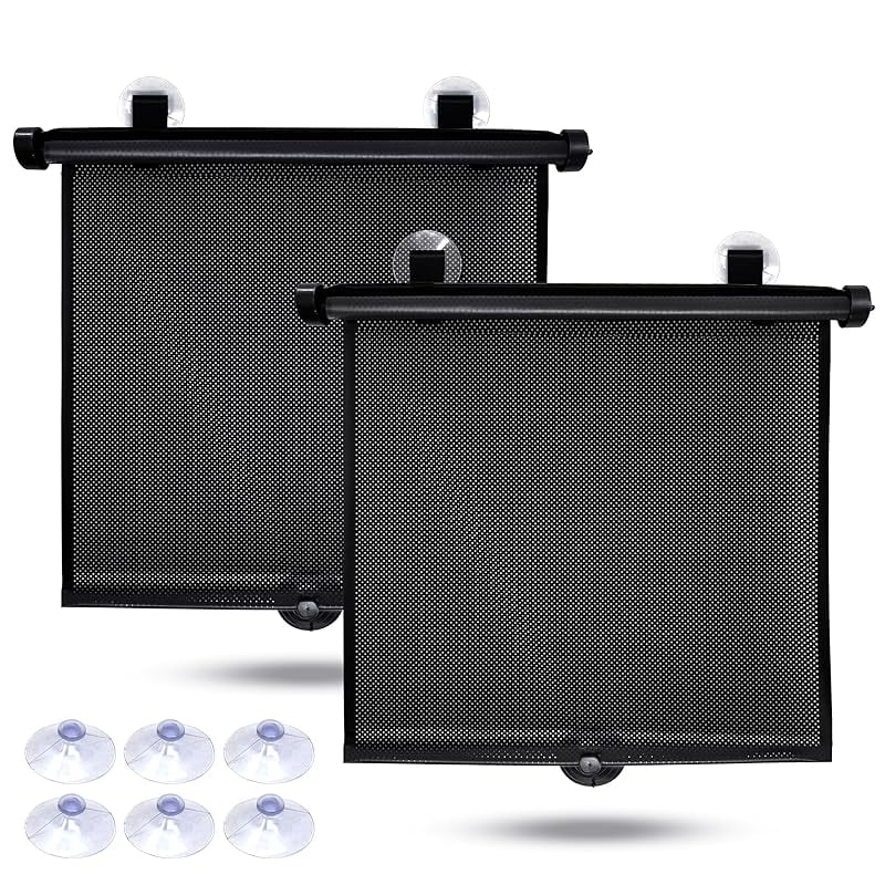 EcoNour Car Window Shades for Baby (2 Pack) - Upgraded | Shades for ...