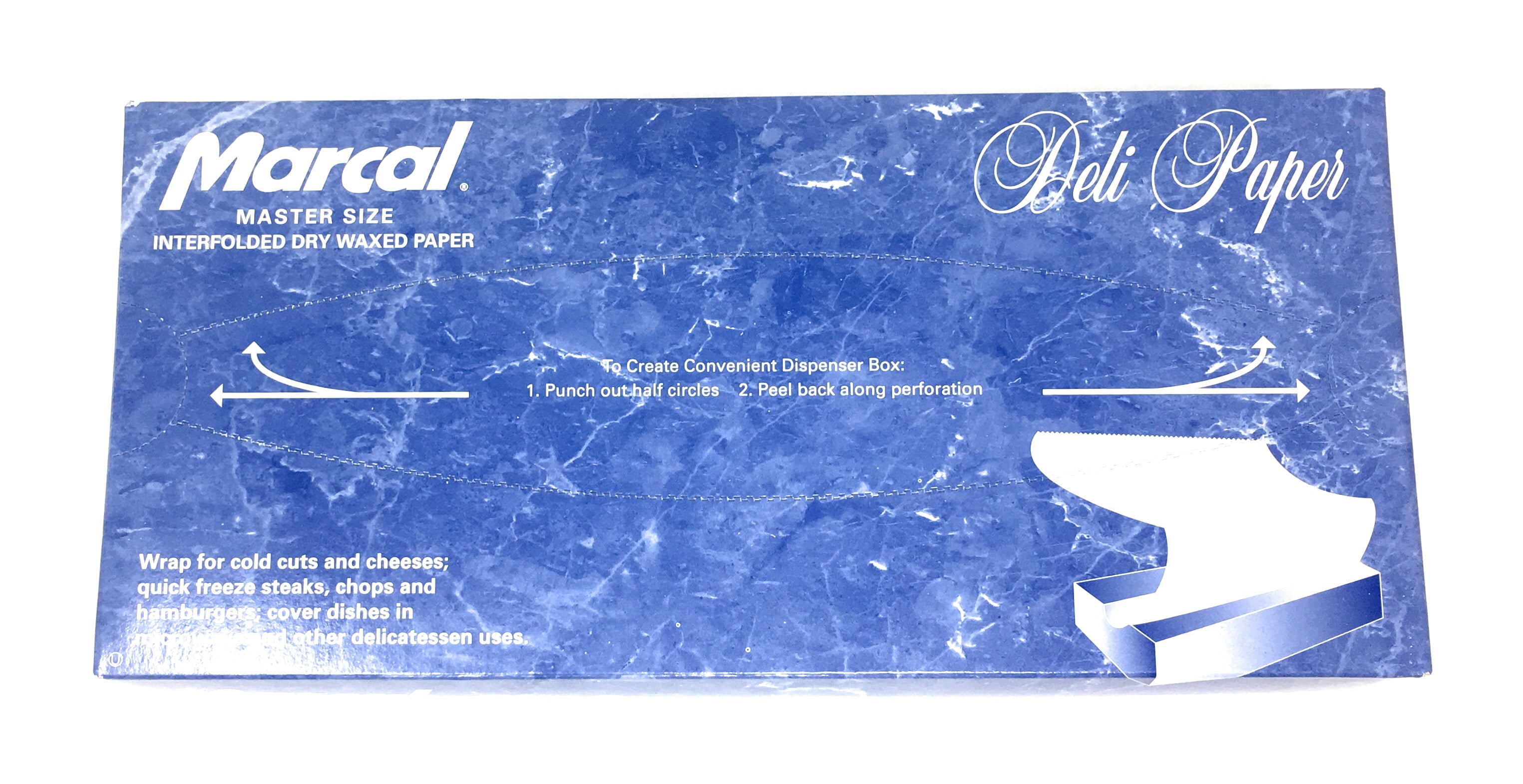 EcoPac Master Dry Wax Deli Sheets, 12x10.75 inch, White, Pack of 500 ...